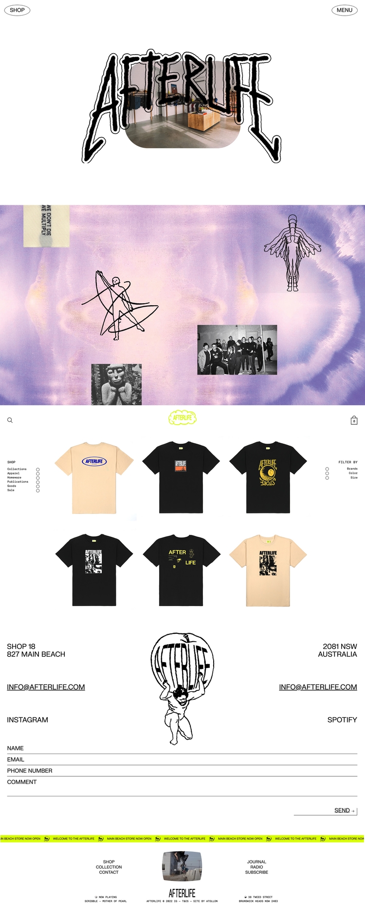 Afterlife - Brand Design & Shopify Website | Atollon