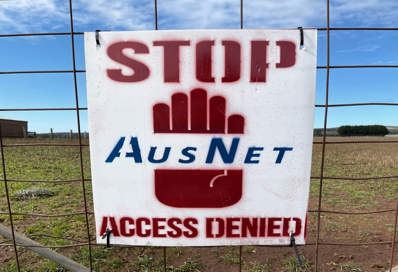 Rural Activism. Piss Off AusNet. - Atollon