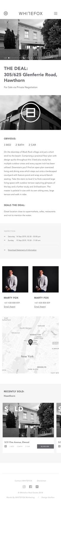 WHITEFOX Real Estate - Web Design & Digital Strategy | Atollon